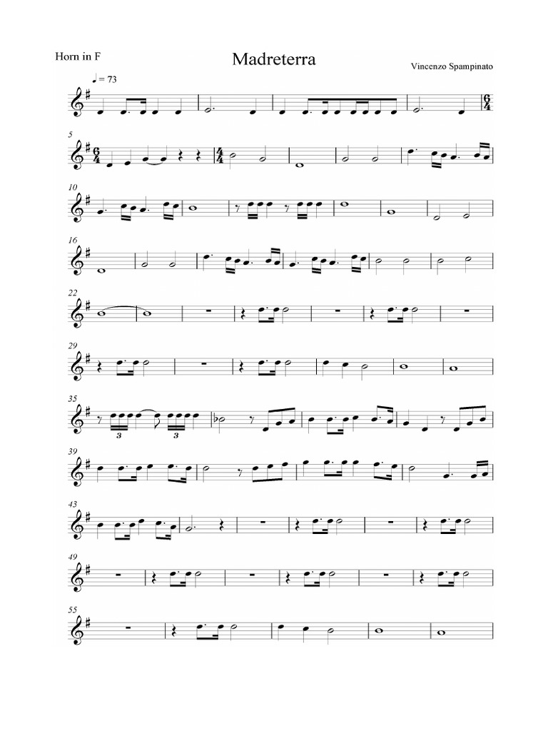 1° Corno - Madre Terra | PDF