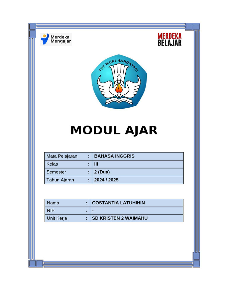 Cover-Modul Ajar - Silabus - Web.id | PDF