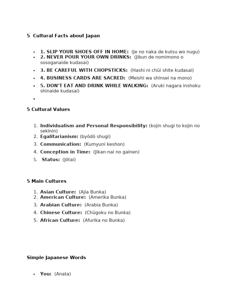 Foreign Language 2 Japanese Lesson | PDF | Clothing | Softlines (Retail)