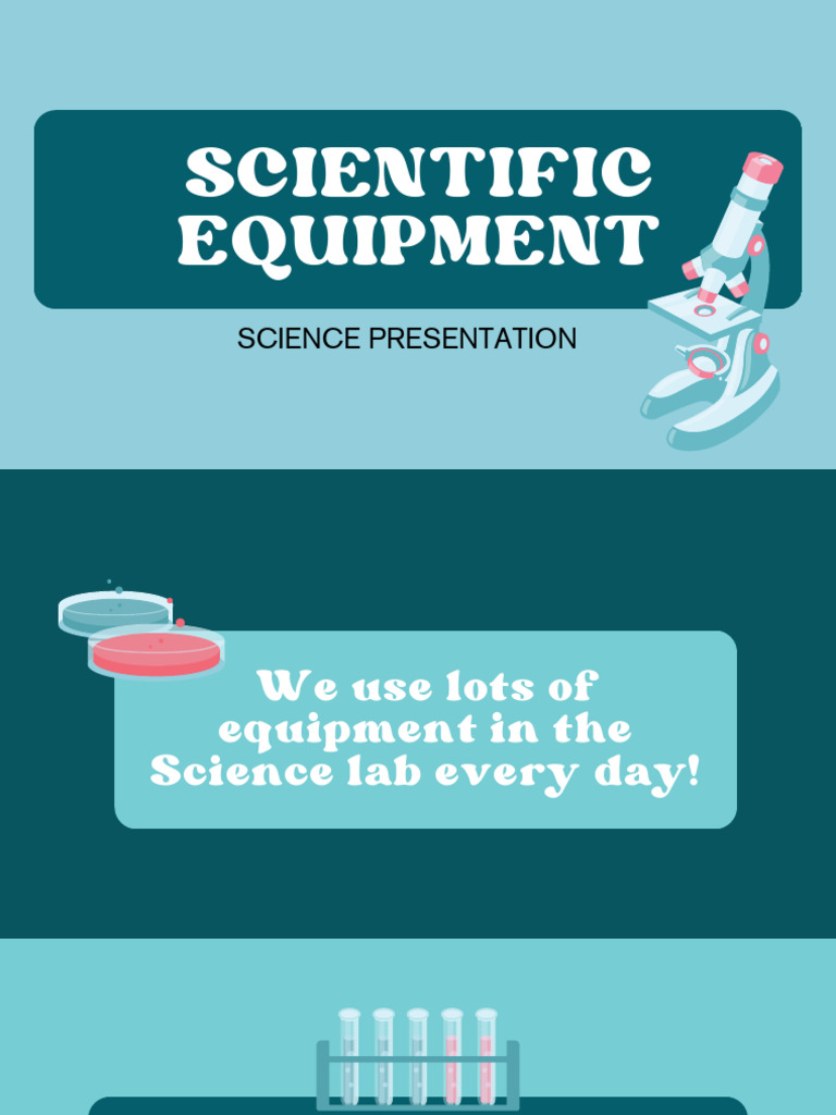 Scientific Equipment Science Presentation | PDF | Thermometer | Temperature