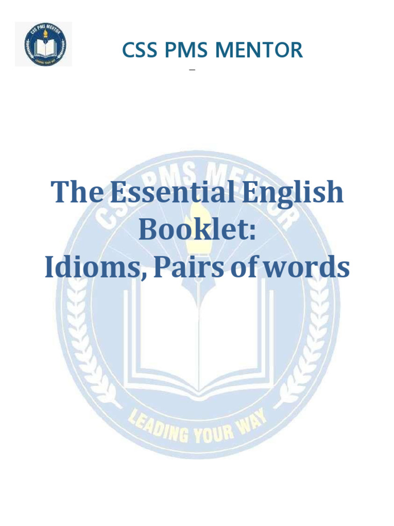 English Booklet | PDF