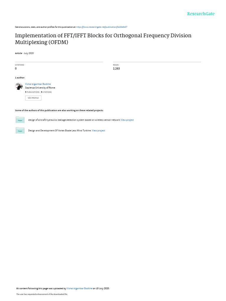 IJTRD16711 | PDF | Orthogonal Frequency Division Multiplexing | Channel ...