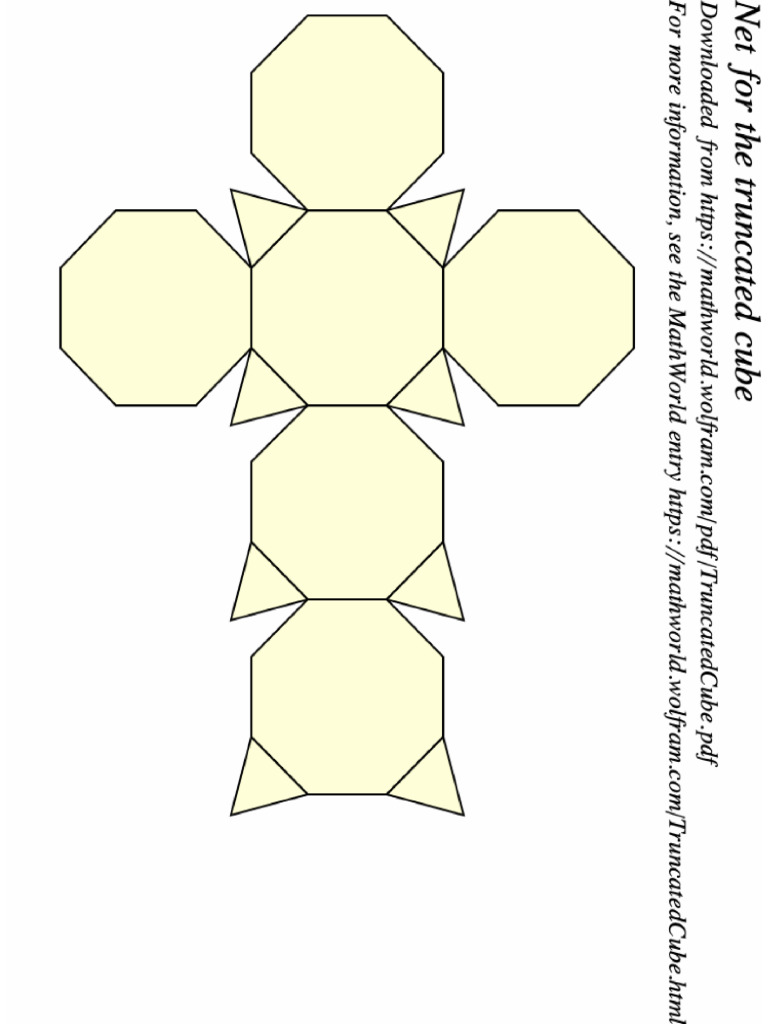 Truncated Cube | PDF