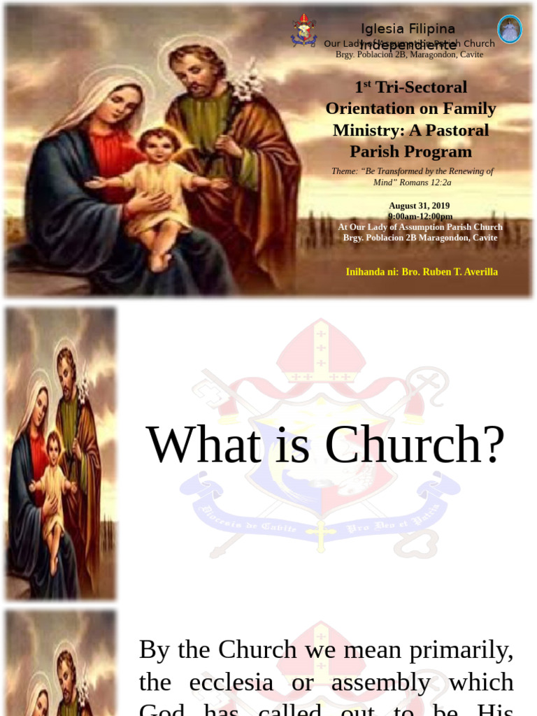 Family Ministry Orientation Guide | PDF | Jesus | Baptism
