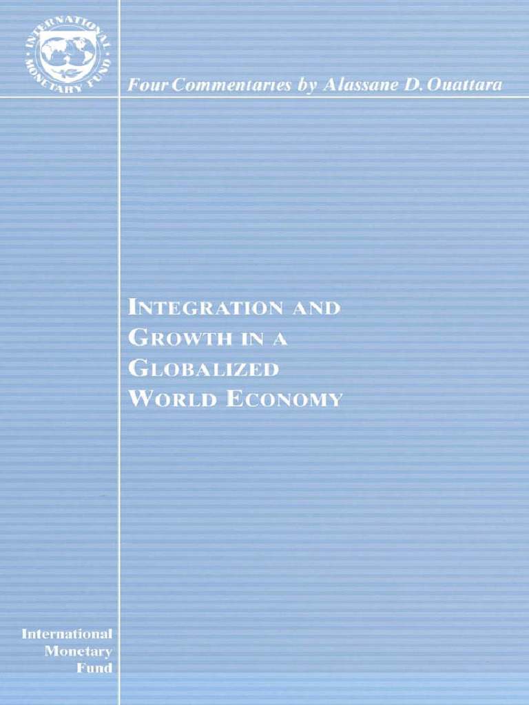 Intégration and Growth in A Globalized World Economy | PDF ...