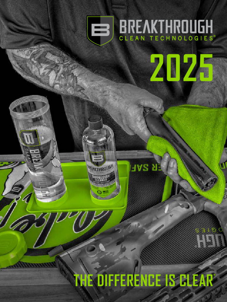 2025 Breakthrough Clean Technologies Catalog | PDF | Lubricant | Gun Barrel