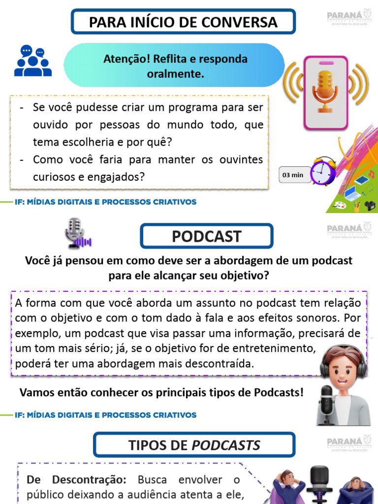 Tipos de Podcast | PDF