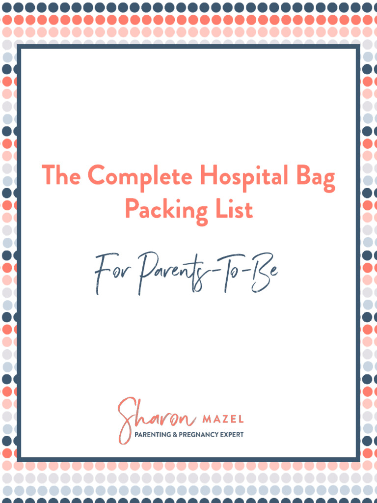 Packing For Hospital List | PDF