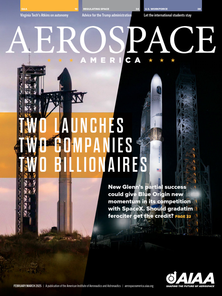 Aerospace America 02 03 2025 Freemagazines Top | PDF | Nasa | Space X