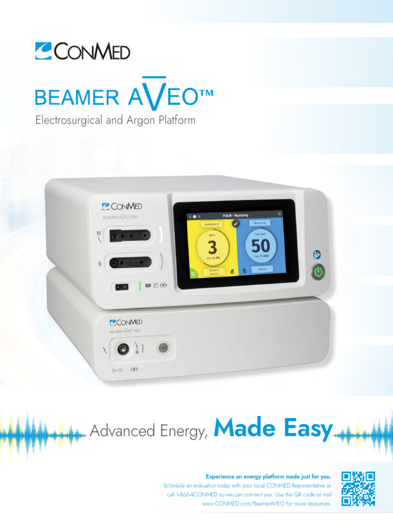 CONMED Beamer AVEO Electrosurgical System | PDF