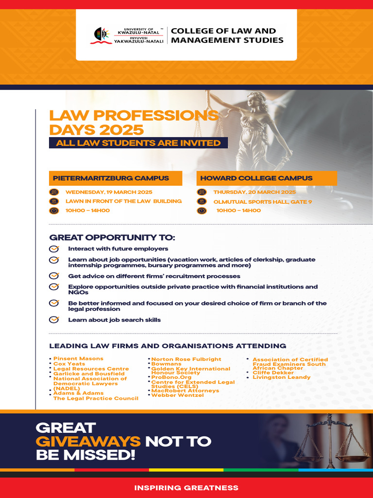 Poster Law Professions Day 2025 Invite-Revised | PDF