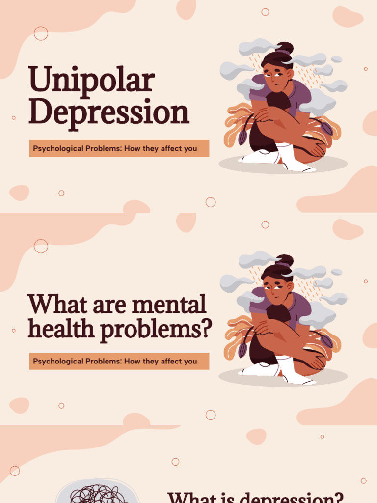 Understanding Unipolar Depression Symptoms | PDF | Major Depressive ...