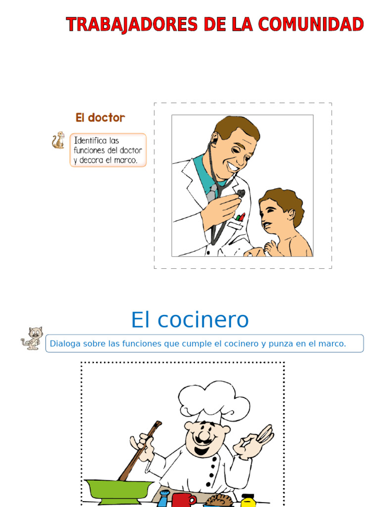 Trabajadores de La Comunidad para Ninos de 3 Anos | PDF