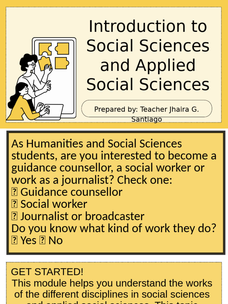 DIASS Introduction To Social Sciences and Applied Social Sciences | PDF | Social Sciences | Science