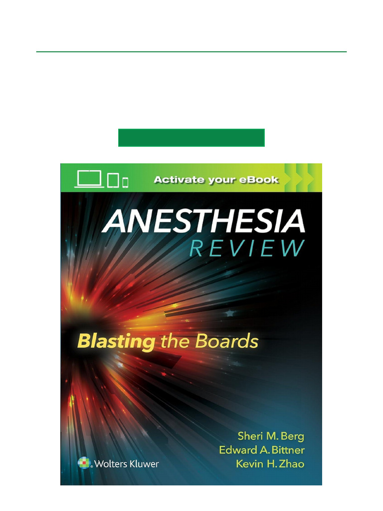 Anesthesia Review Blasting the Boards Direct eBook Download | PDF ...
