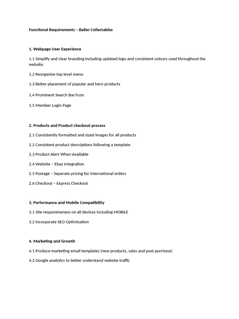 Baller Functional Requirements 3 | PDF | Point Of Sale | Icon (Computing)