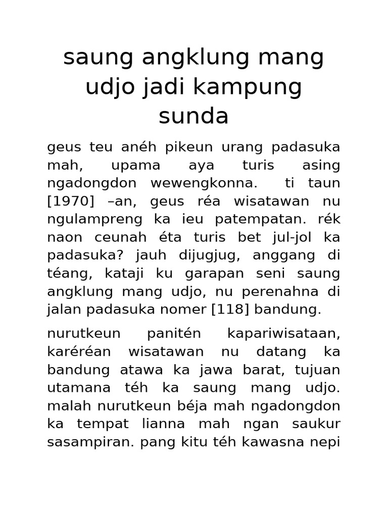 Aksara Sunda | PDF