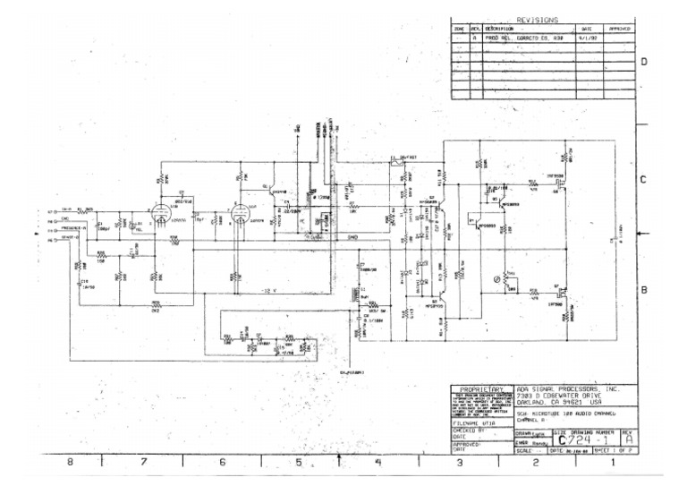 ADA Microtube 100 Schematic | PDF