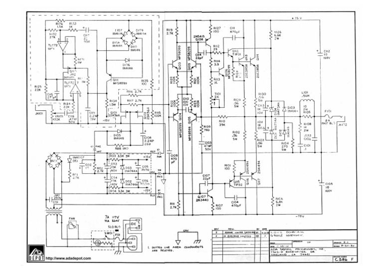 ADA B500S, G500S Schematic | PDF