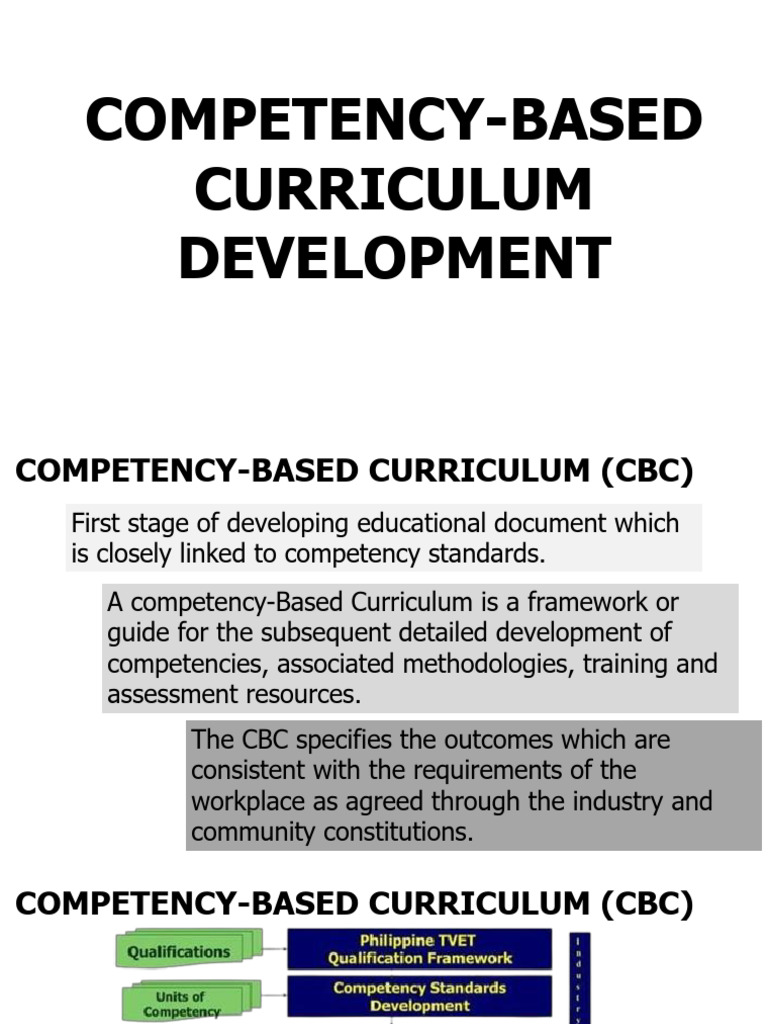 Competency Based Assessment | PDF | Curriculum | Learning