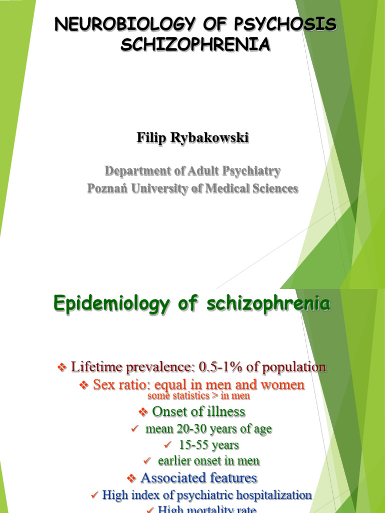 Neurobiology of Psychosis | PDF | Schizophrenia | Psychosis