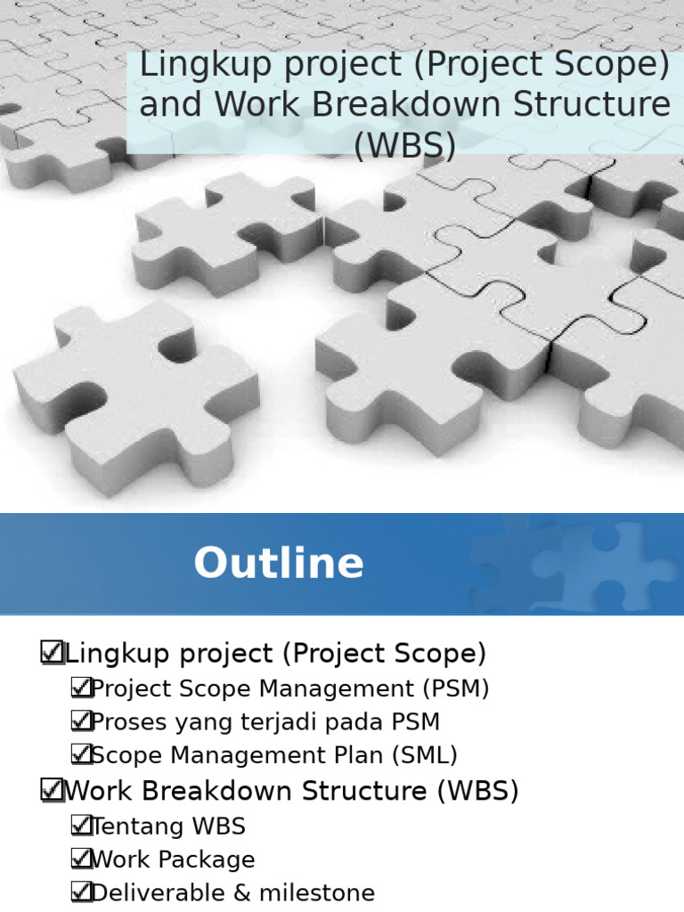 Project Scope Management Dan WBS | PDF