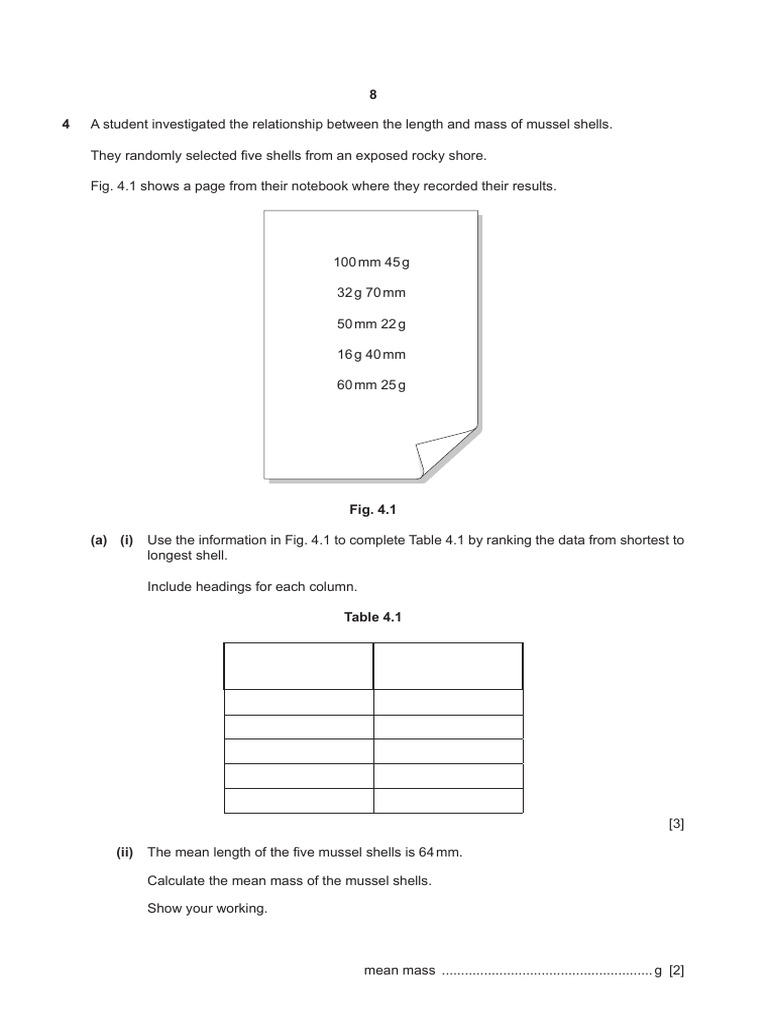IGCSE, Marine Science - Correlation - Graph | PDF