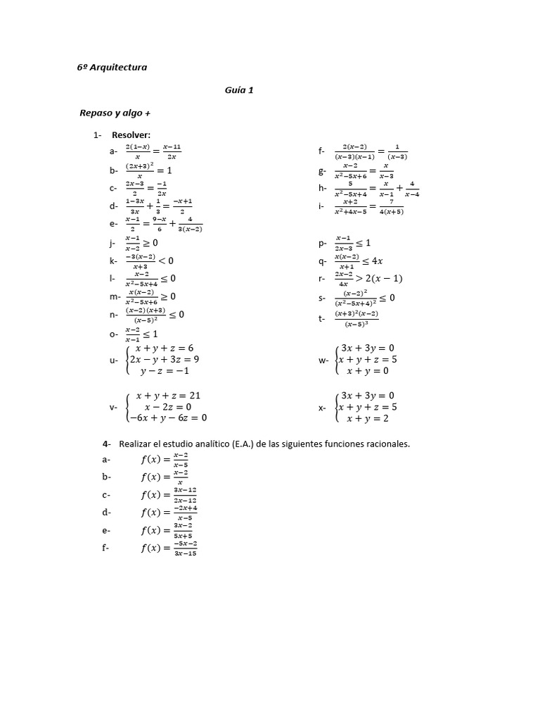Repartido Repasó Mat 1 | PDF
