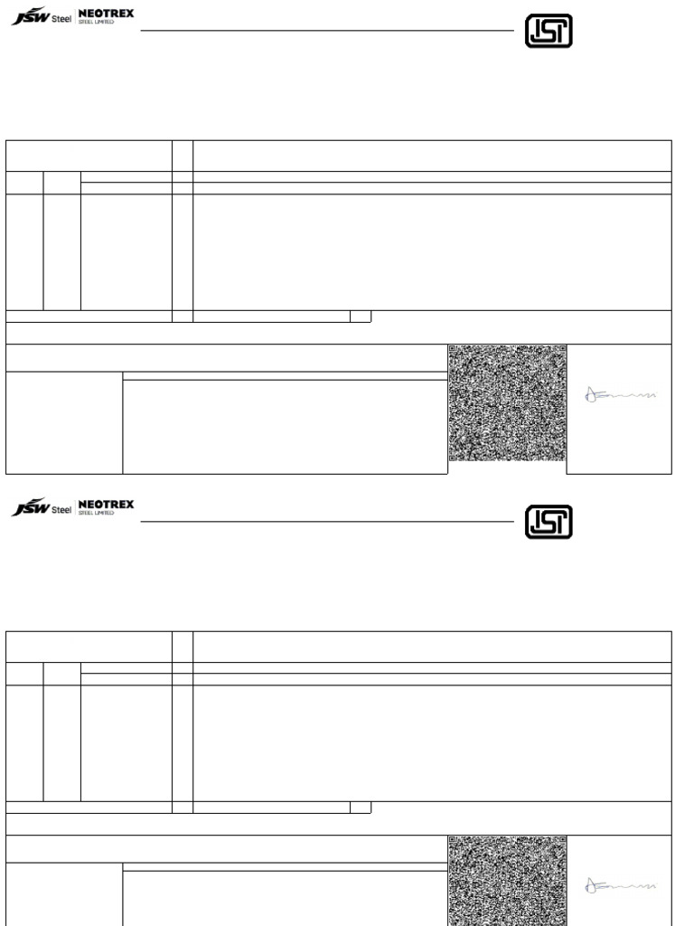 JSW MTC - 24NT2900002025 | PDF | Steel | Materials