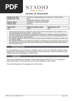 Unisa Declaration Form | PDF