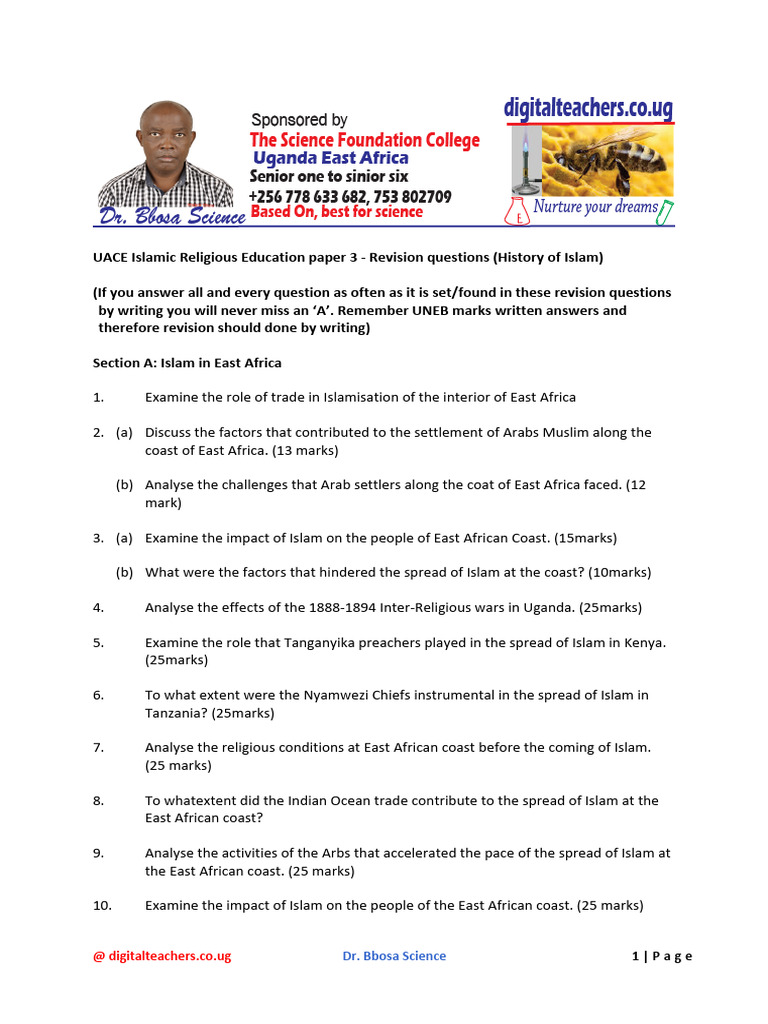 Islam's Spread in East Africa: Key Factors | PDF | East Africa | Africa