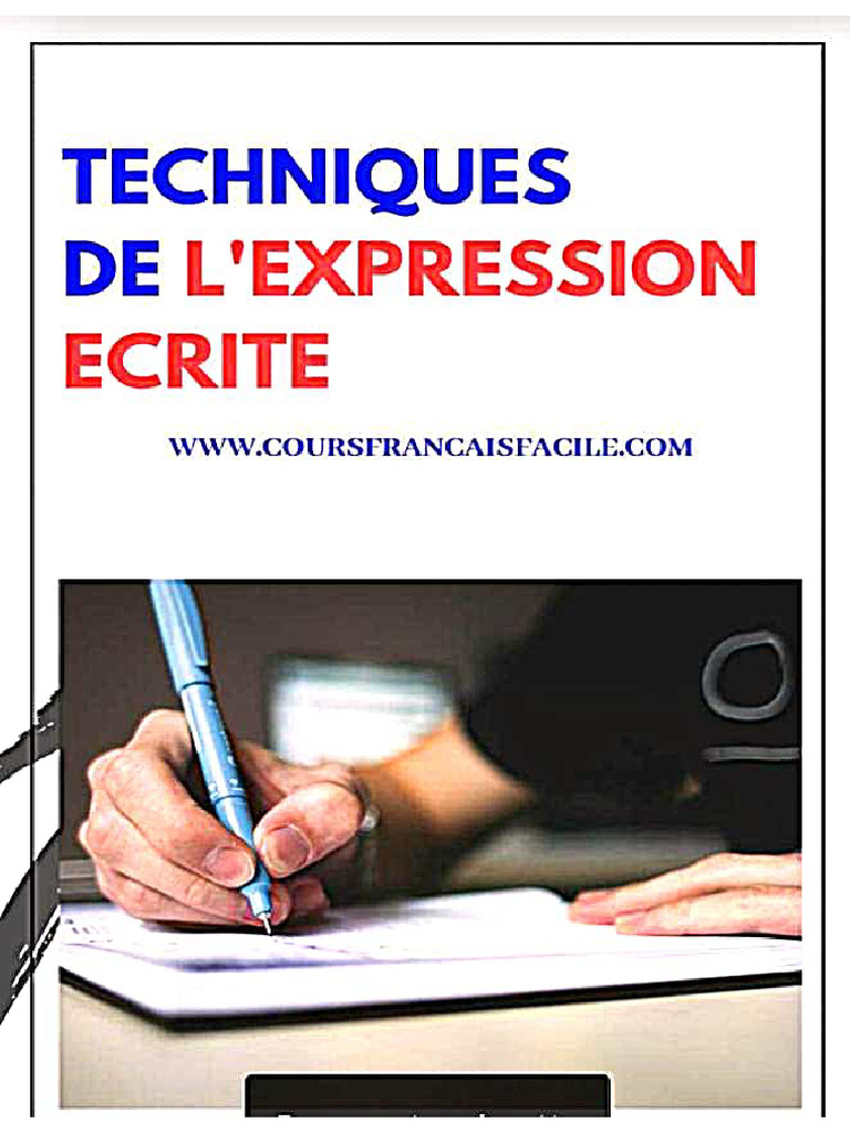 Techniques de l'expression écrite-1 | PDF