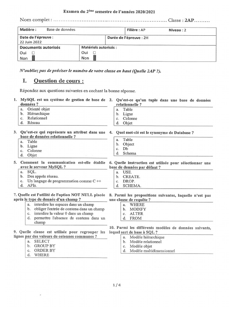 Exam Emsi | PDF