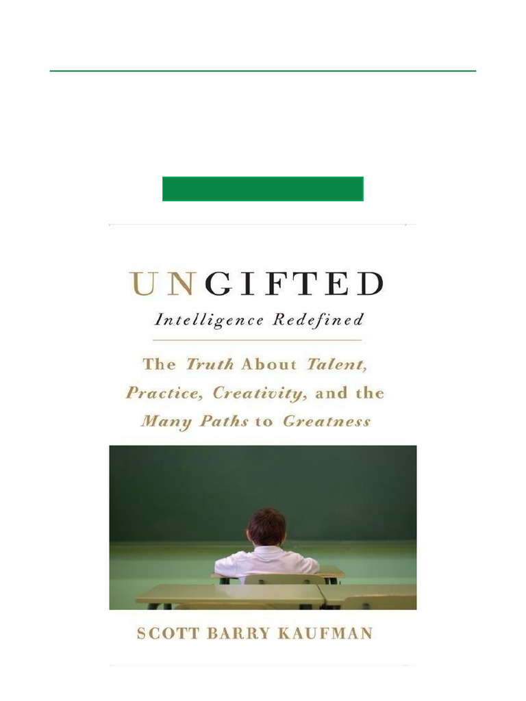 Ungifted Intelligence Redefined - 1st Edition All Format Download | PDF | Intelligence Quotient ...