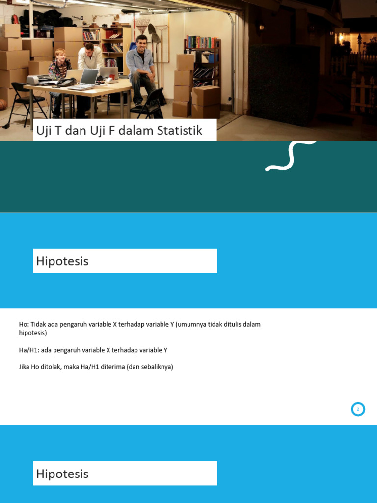 Uji T dan Uji F dalam Statistik | PDF