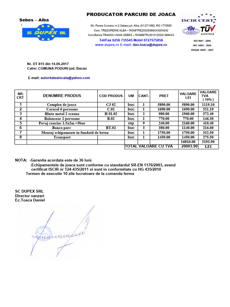 815 Comuna Poduri - Bc. | PDF