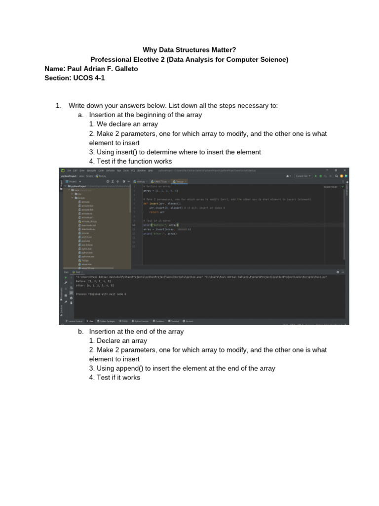1 Why Data Structures Matter ACT | PDF