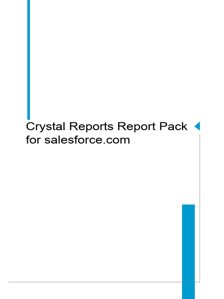 sfdc_crystal_reports_report_pack | PDF | Databases | Java (Programming ...