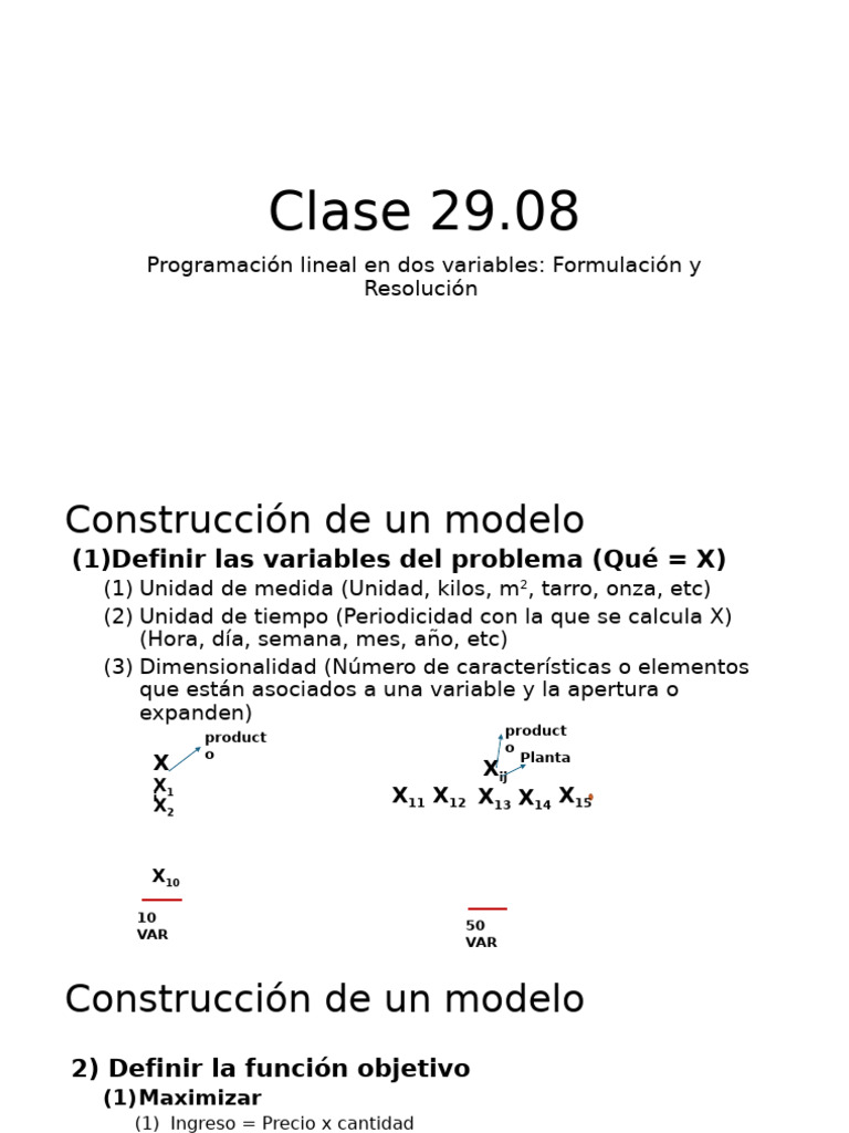 Clase 2 (29.08) | PDF | Programación lineal | Ventana