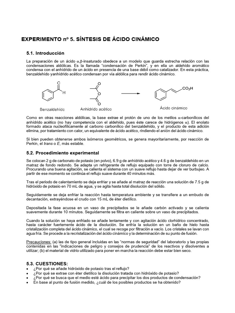 Experimento #5 | PDF | Ácido | Precipitación (Química)