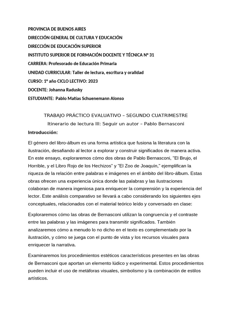 Taleo TP1 | PDF | Maestros