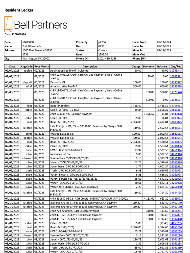 736 Ledger | PDF