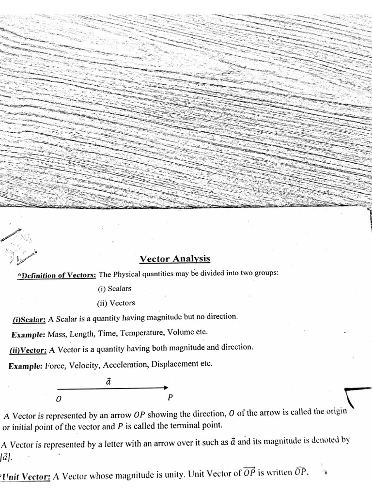 Vector Analysis | PDF