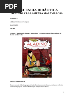 Comprension Lectora Aladino y La Lampara Maravillosa | PDF