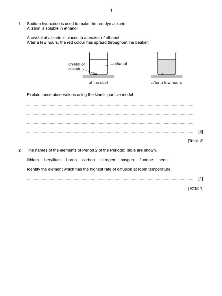 Particulate Nature of Matter | PDF | Gases | Zinc