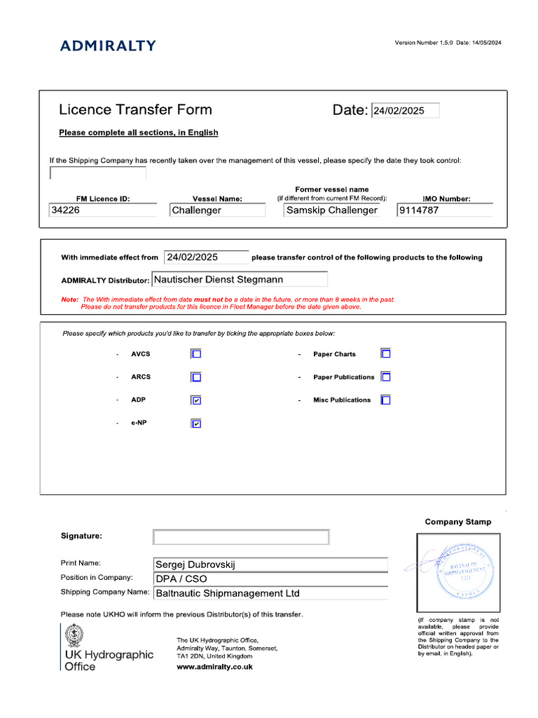 Transfer_Challenger BSM-1 | PDF