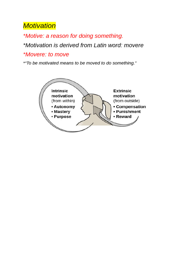 Motivation | PDF