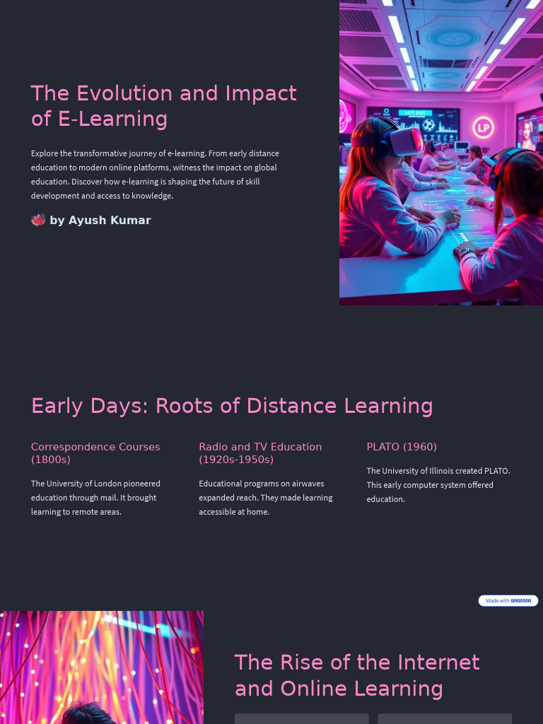 The Evolution and Impact of E Learning | PDF | Educational Technology | Learning