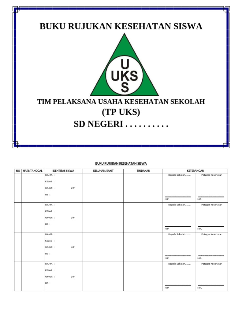 Buku Adm Uks Pdf