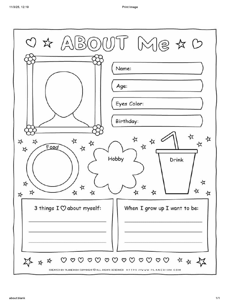 All About Me | PDF